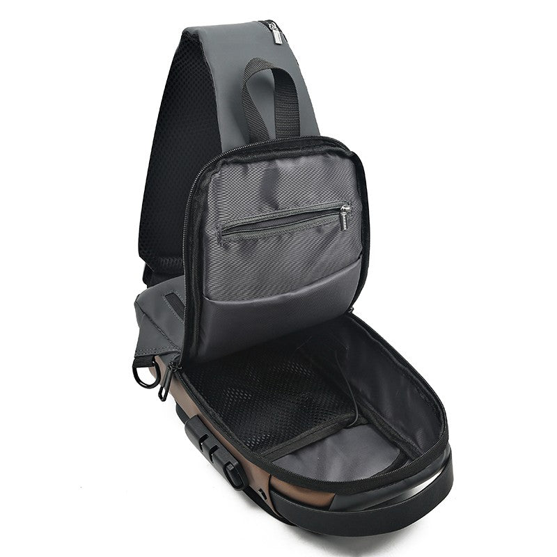Anti Theft Crossbody Sling Bag Waterproof Chest Daypack With Usb Charg ...